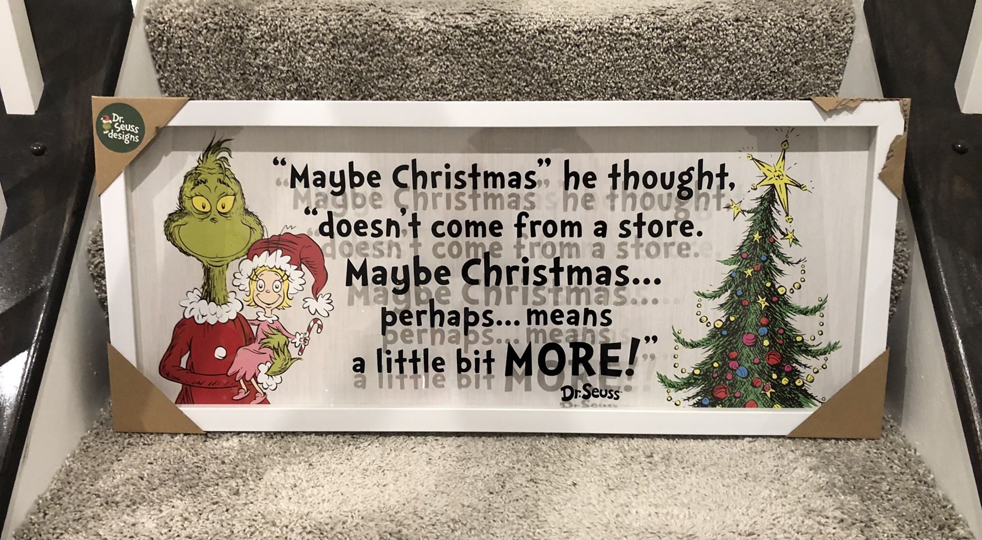 Shadow Box Framed Picture - The Grinch Who Stole Christmas for Sale in ...