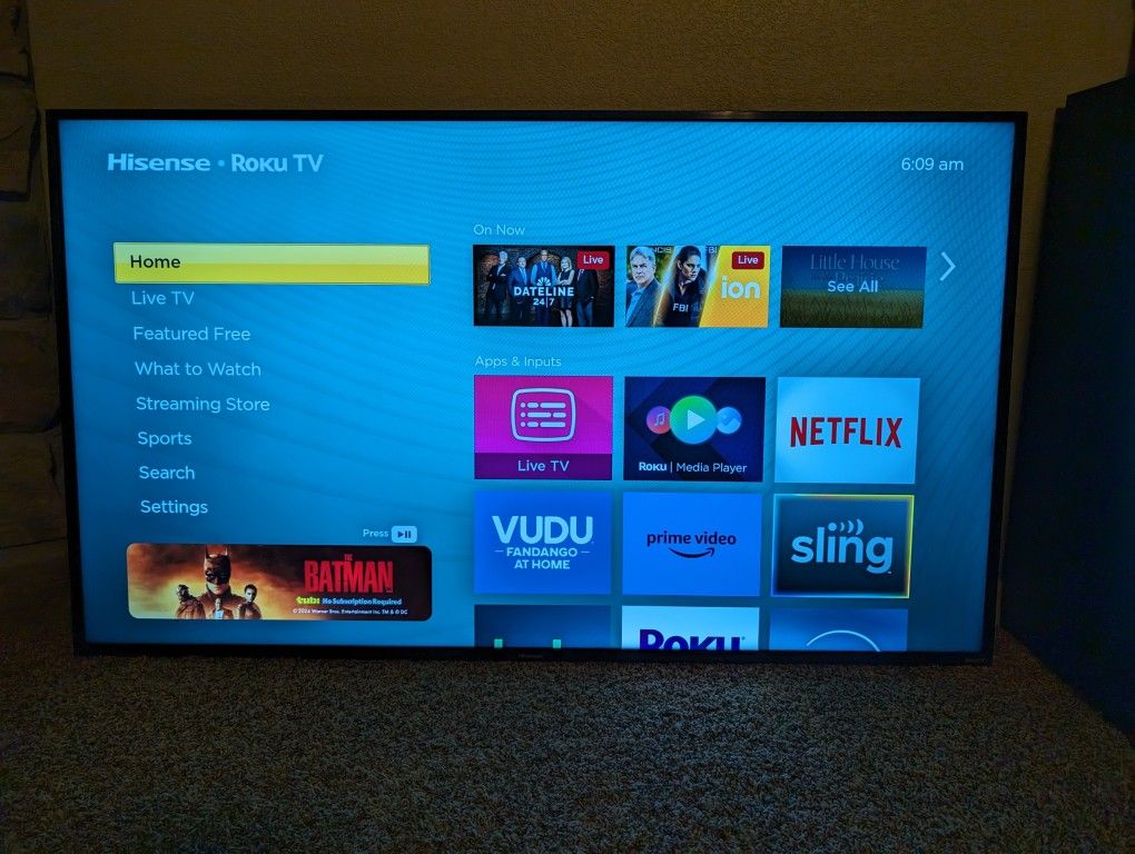 58" 4K Smart/Roku TV for Sale in Peyton, CO - OfferUp