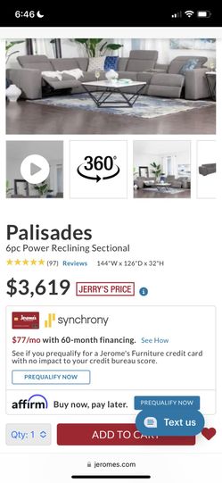 Jerome s Palisades 6 piece Sectional With 4 Motorized Recliners Beige for Sale in La Costa CA OfferUp