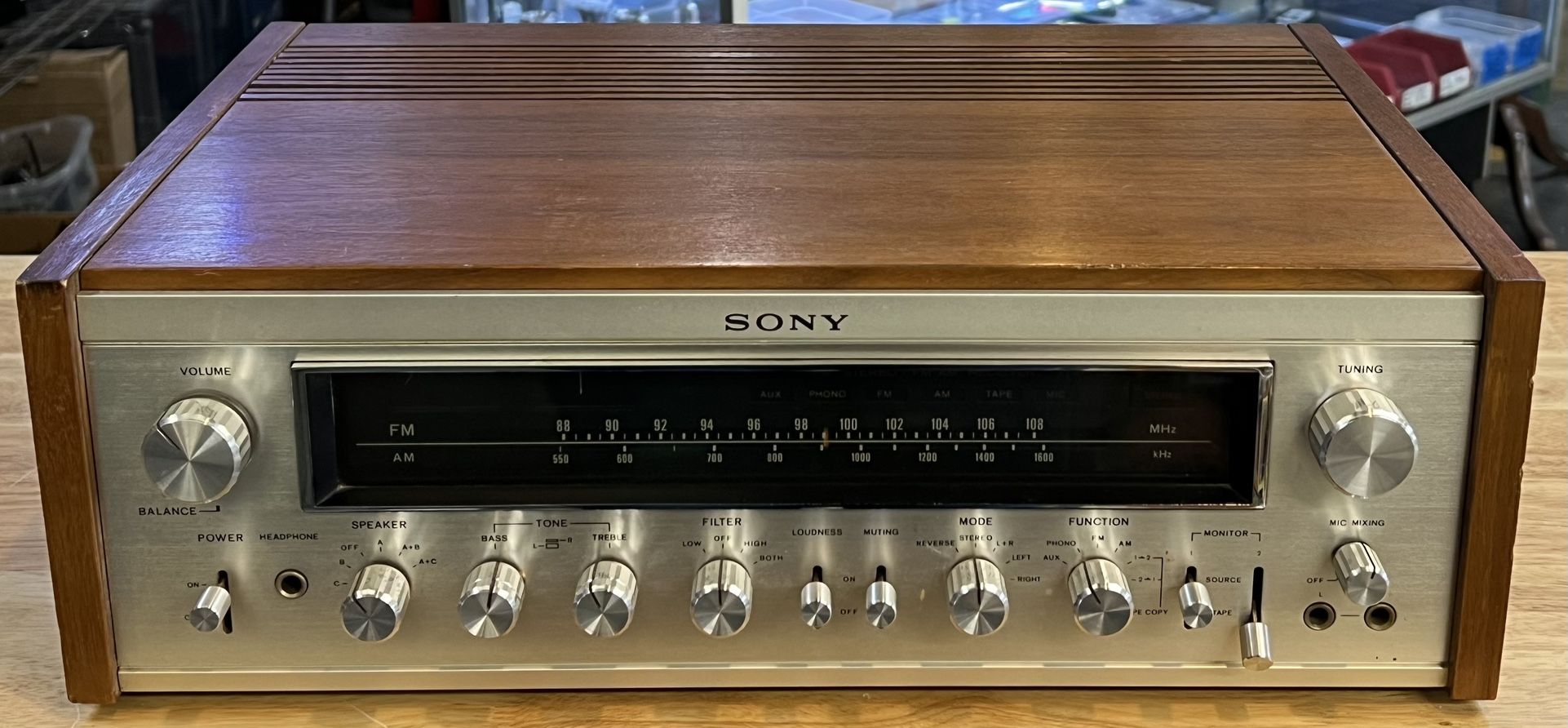 1972-74 Vintage Sony STR-7065 AM/FM Stereo Receiver for Sale in Palos ...