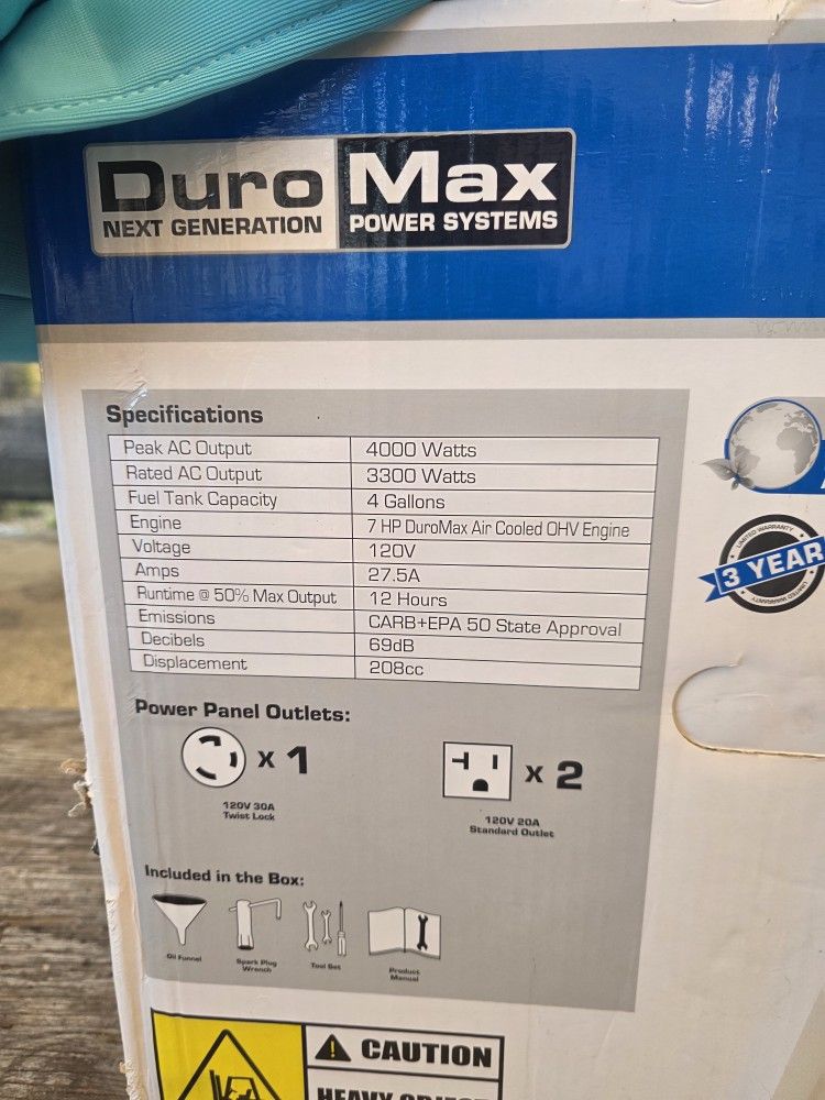 DuroMax XP4000S portable gas generator for Sale in St. Petersburg, FL ...