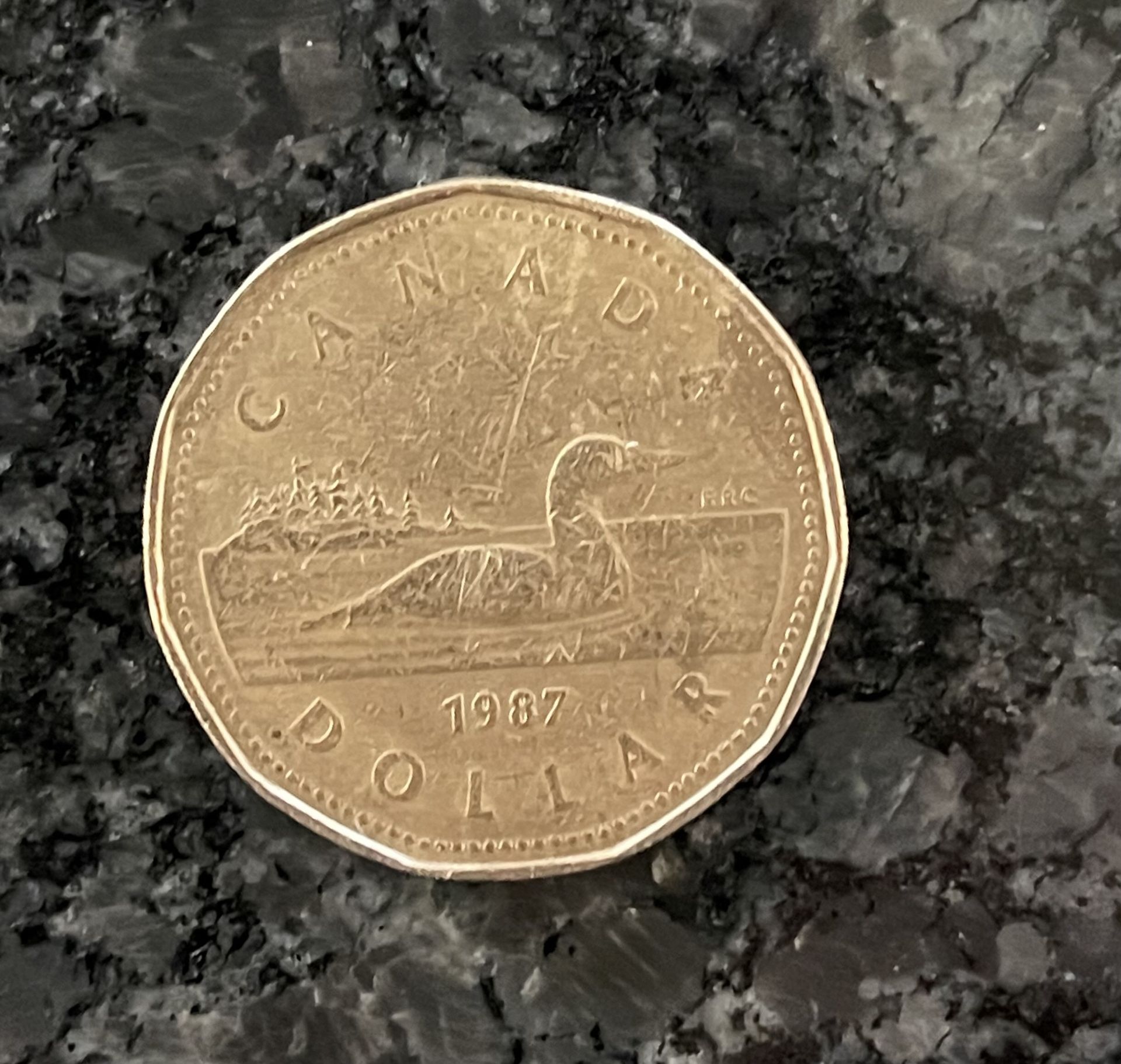 Canadian Loonie 1987