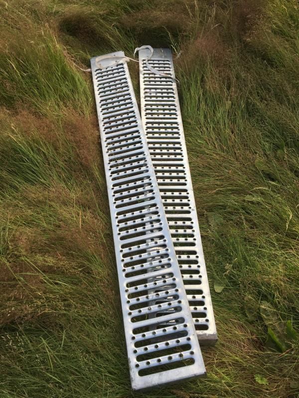 1000 Lb. Capacity 10 In. X 84 In. Steel Loading Ramps, Set Of Two for ...