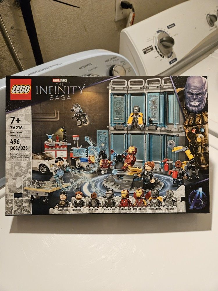 LEGO 76216 Marvel Iron Man Armory - New In Box for Sale in Riverside ...
