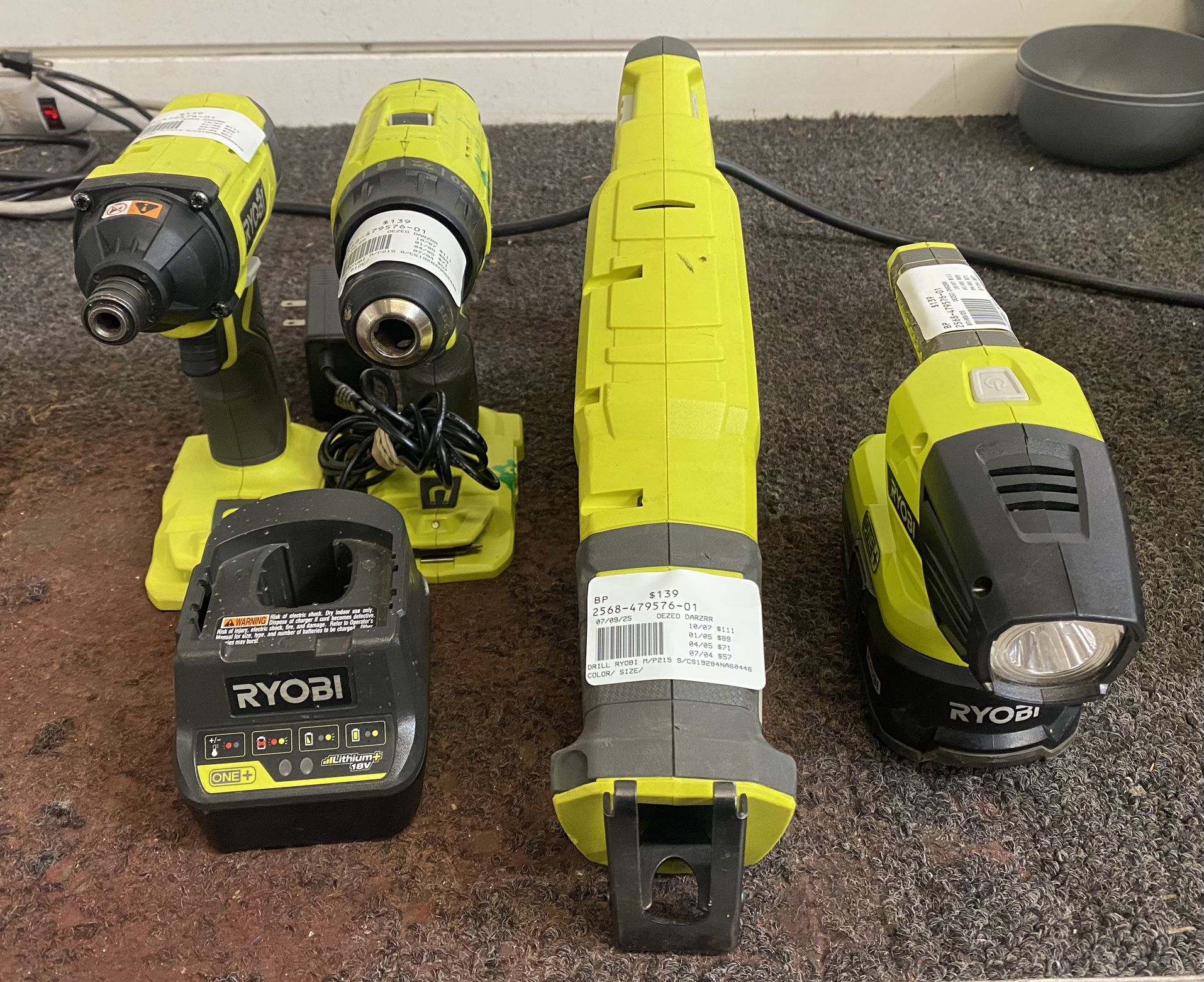 4 Piece Ryobi Cordless Set for Sale in Donna, TX - OfferUp