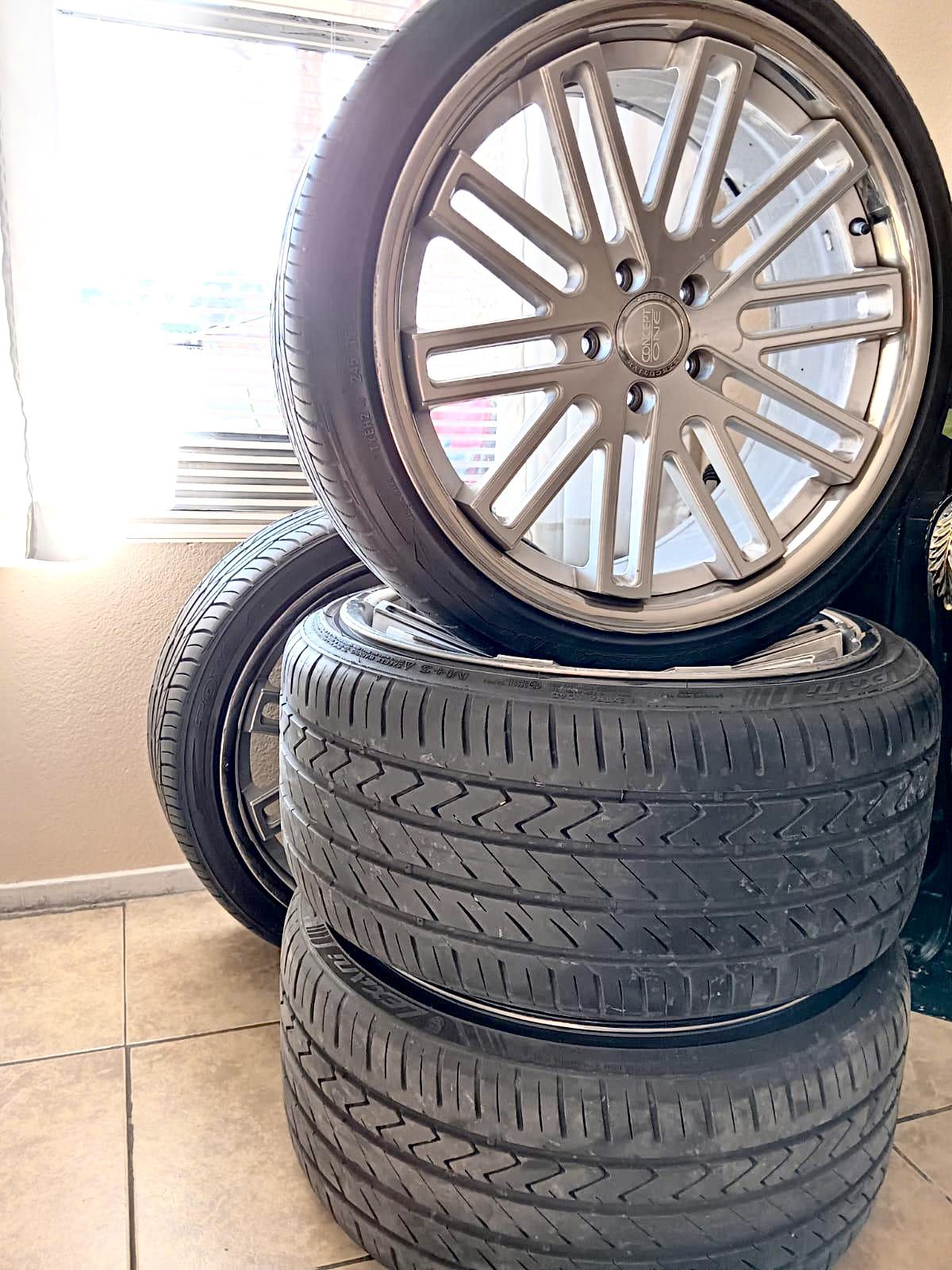 Rims with Full Wheels 245/35R 20 /95w in perfect condition for Sale in ...