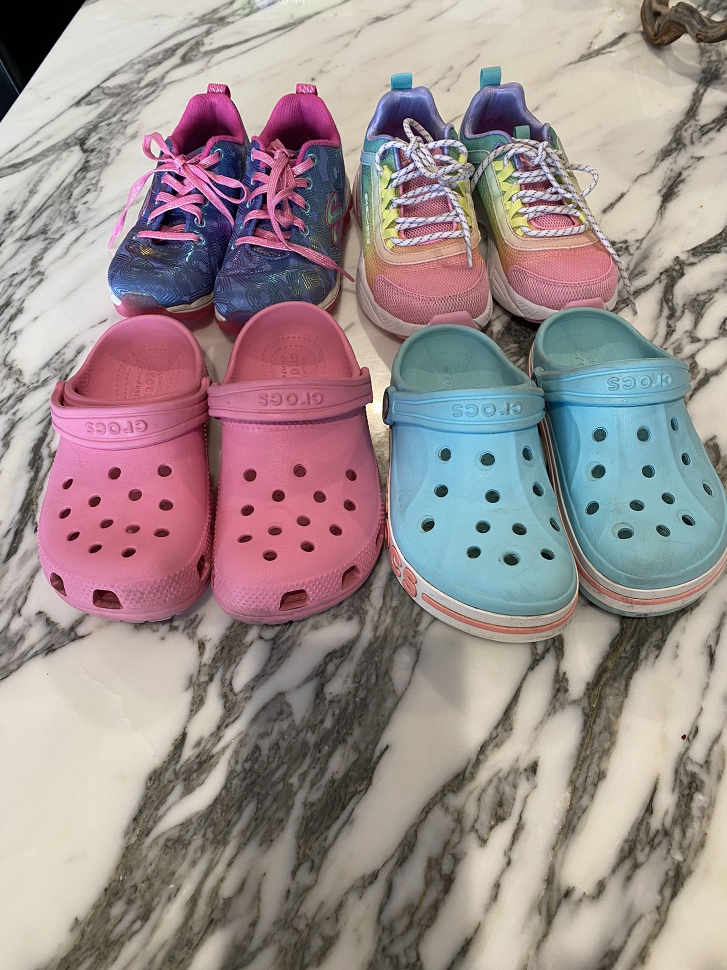 Girls Sketchers & Crocs (bundle 4x pairs shoes) for Sale in El Cajon ...