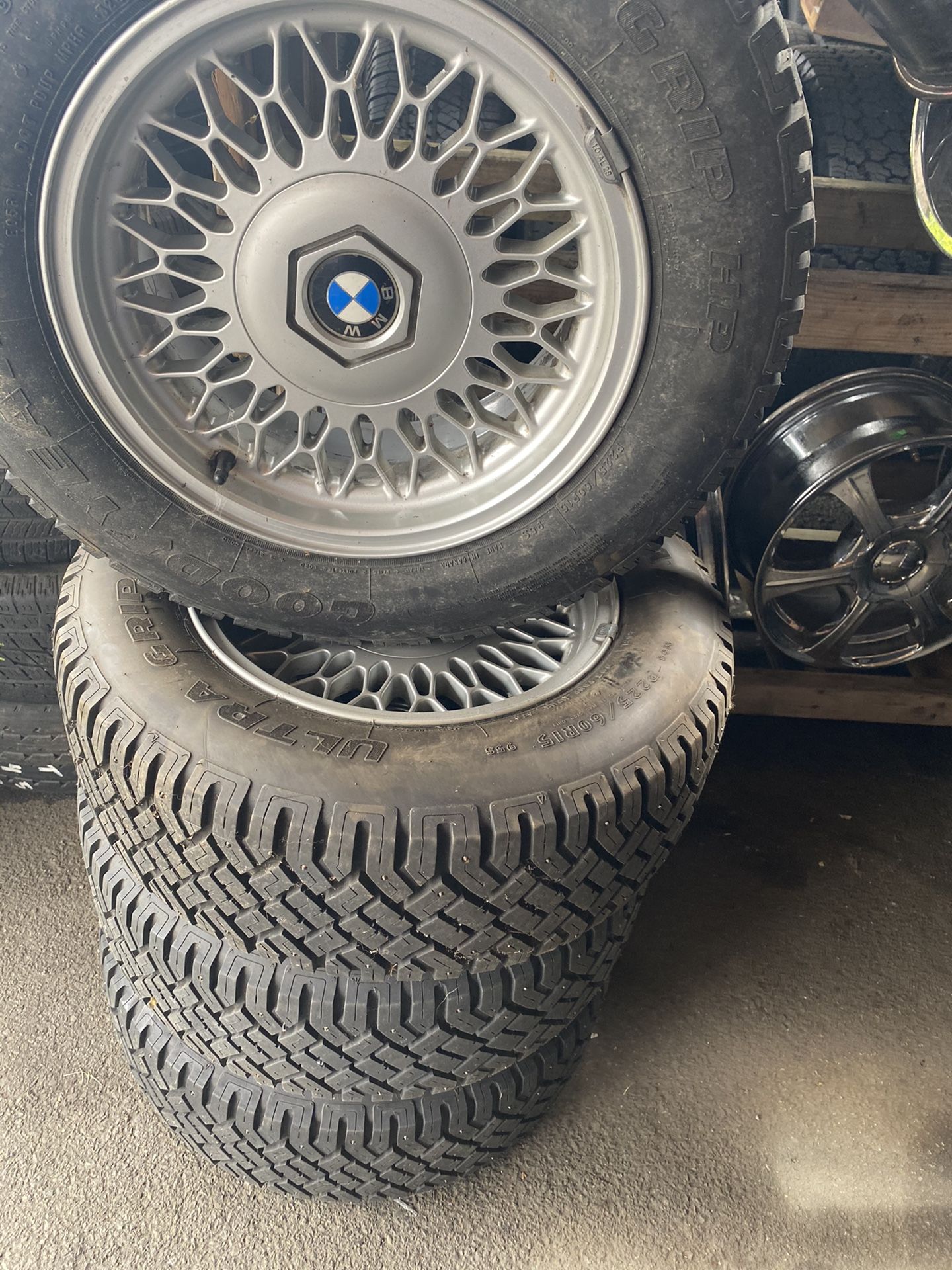 15 inch BMW rims and tires !! for Sale in Everett, WA - OfferUp