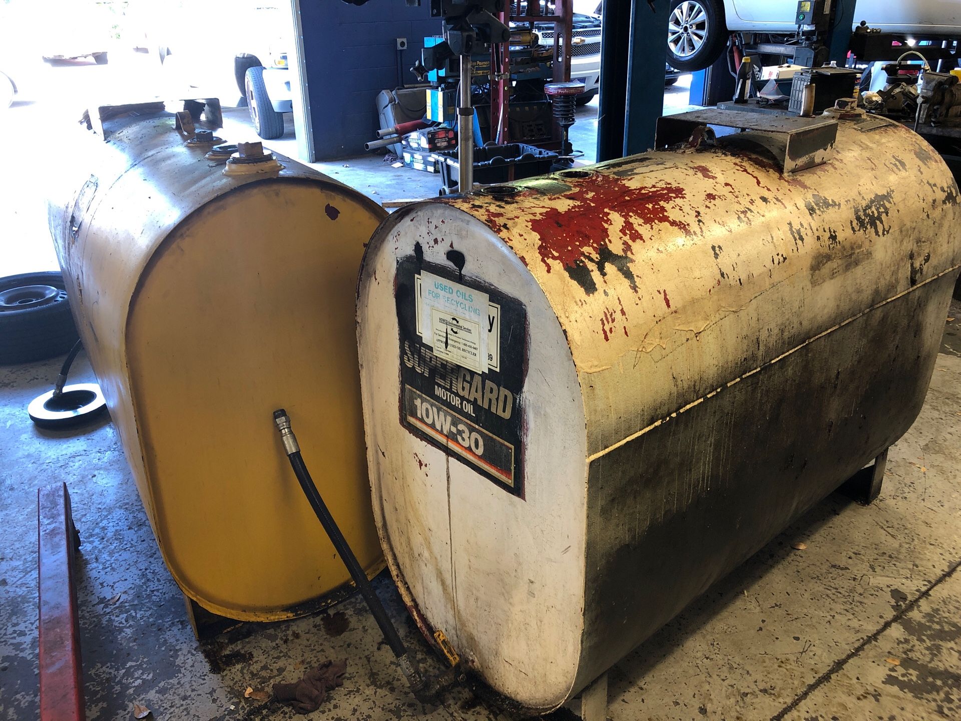 Used oil tanks. 250 gallon capacity’s for Sale in Fort Myers, FL - OfferUp