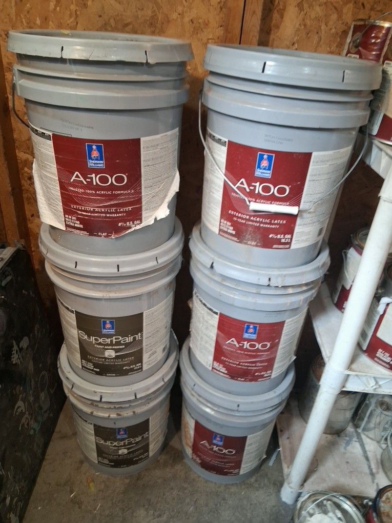 $400 SHERWIN WILLIAMS 40+ CANS & (6) 5 GALLONS for Sale in Las Vegas ...