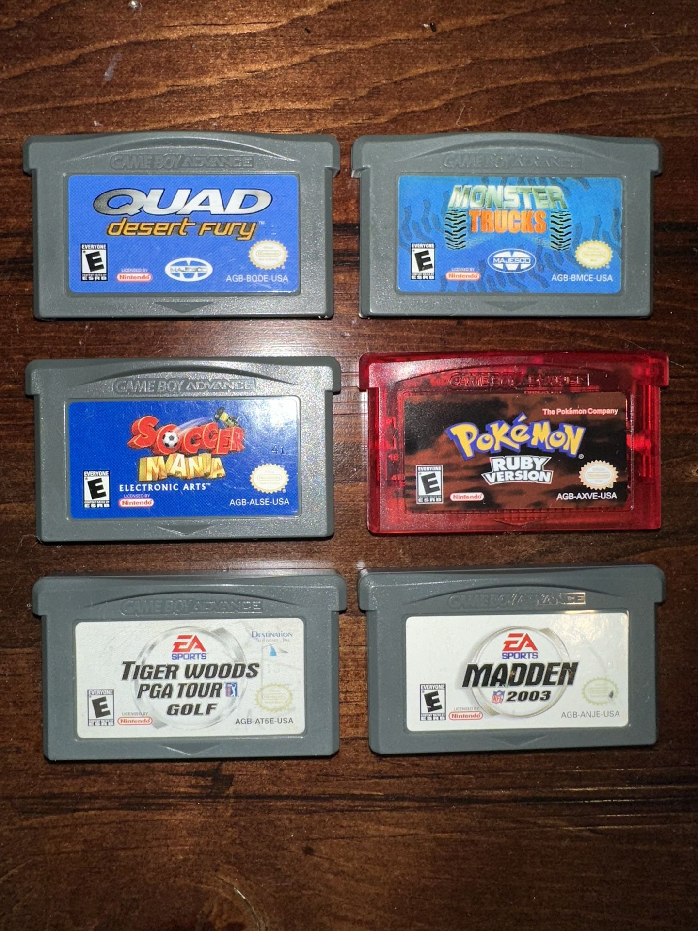 Gameboy Advance Game Bundle - Pokémon Ruby GBA And More - READ ...