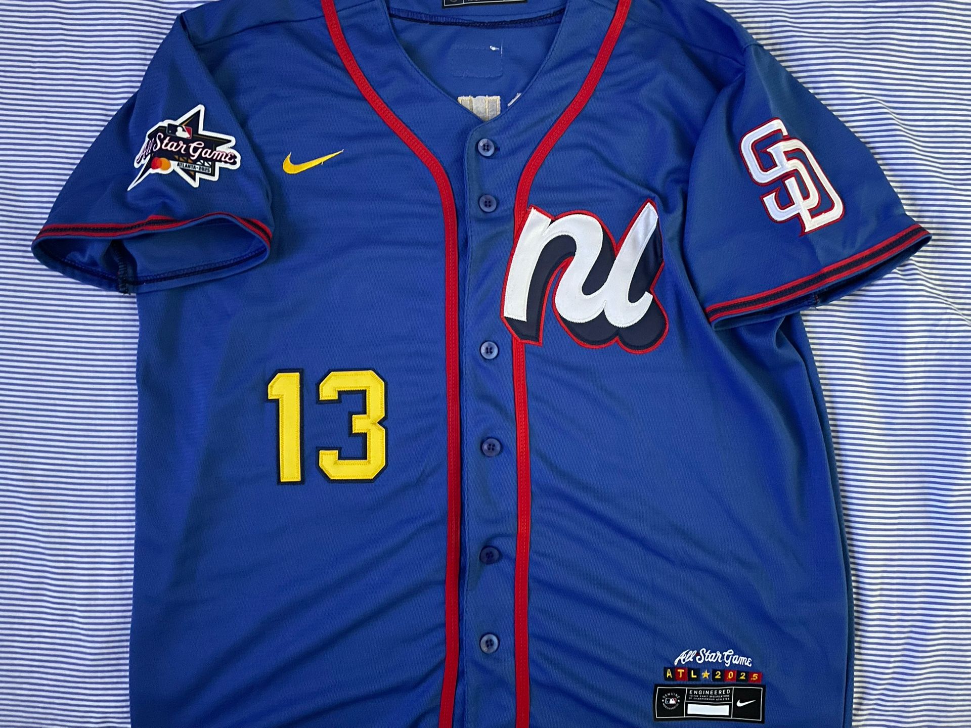 Padres National League Manny Machado 2025 All-Star Game Jersey Large ...