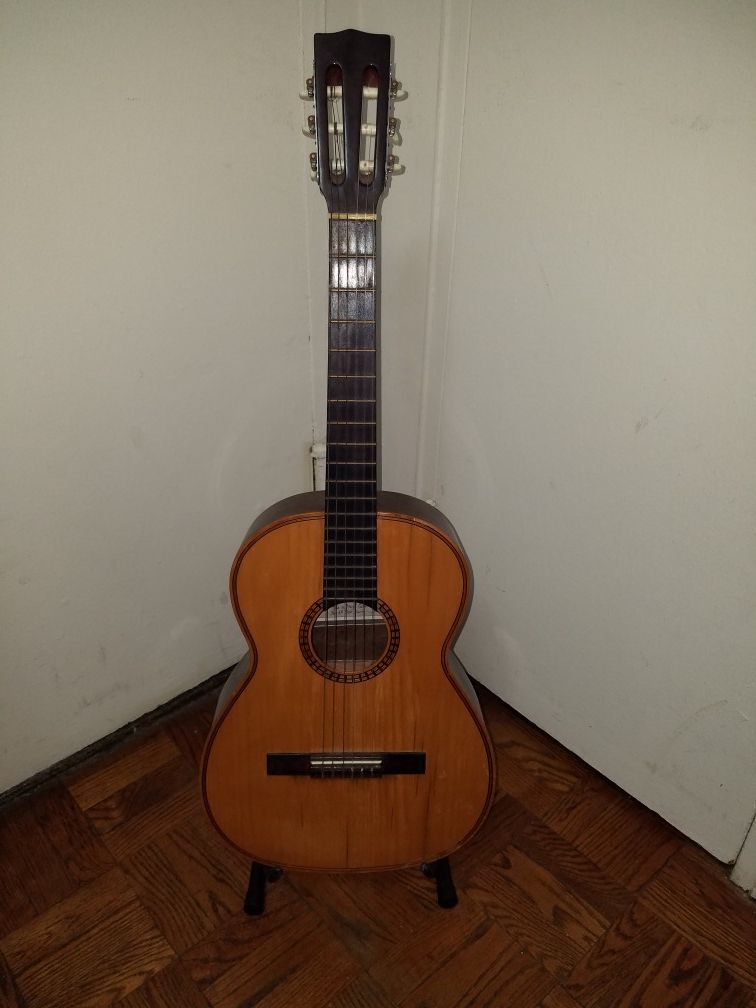 RARE VINTAGE BRAZILIAN CLASSICAL LEONARDO GUITAR MODEL ASM-6 for Sale ...