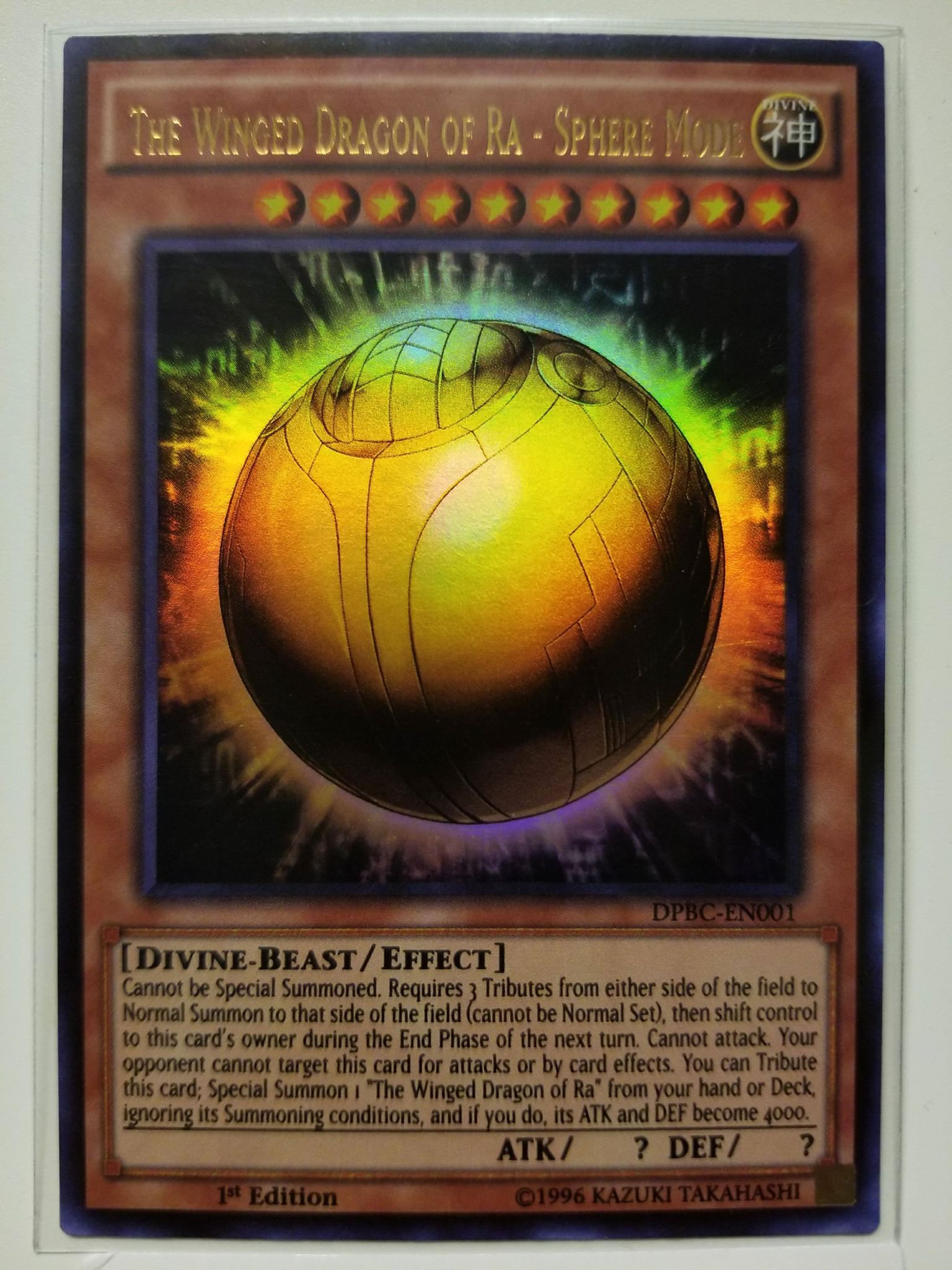 Yugioh Winged Dragon Of Ra Sphere Mode
