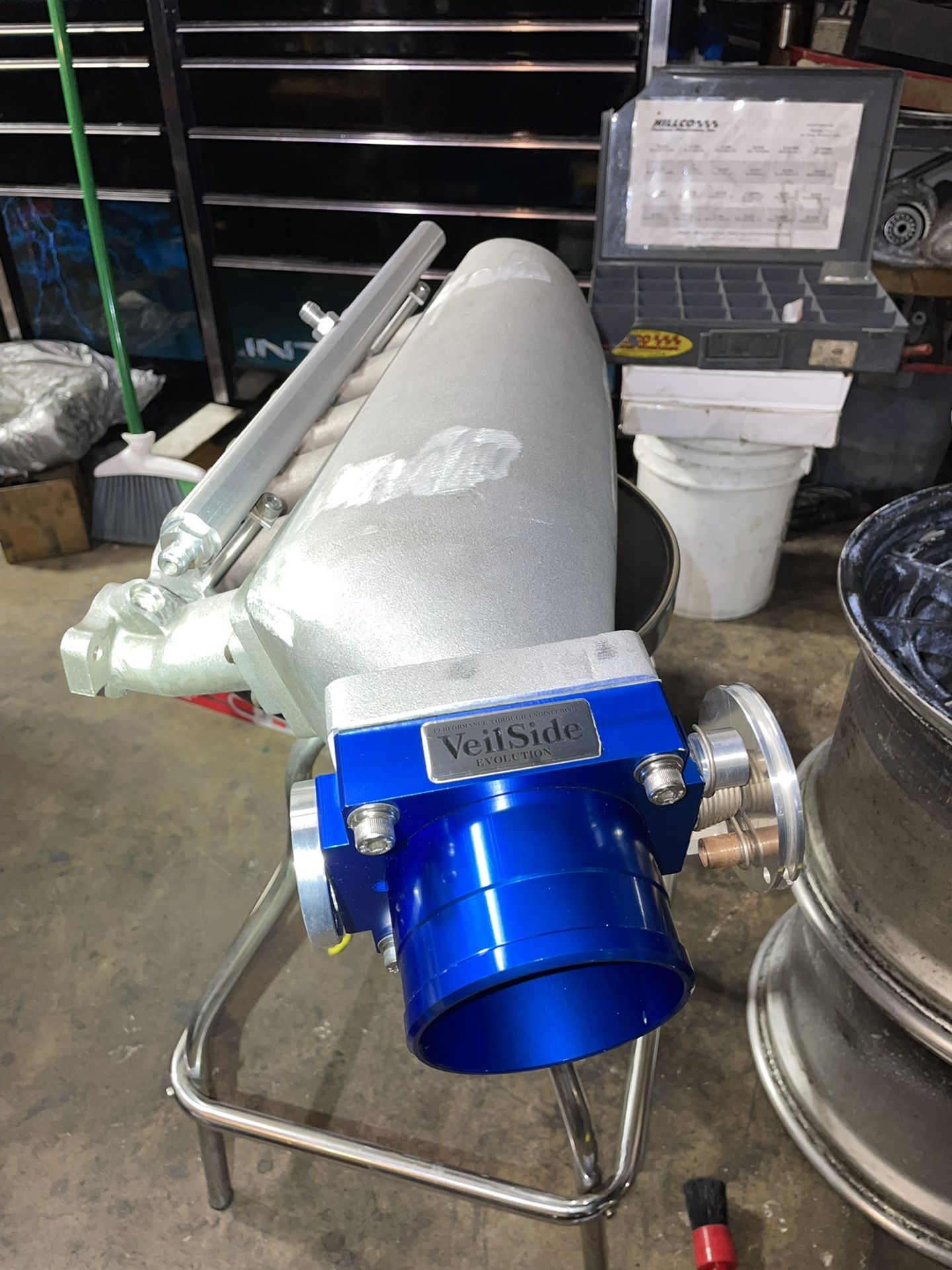 Brand New Veilside 2jz Intake Manifold With Billet Tb N Rail for Sale ...