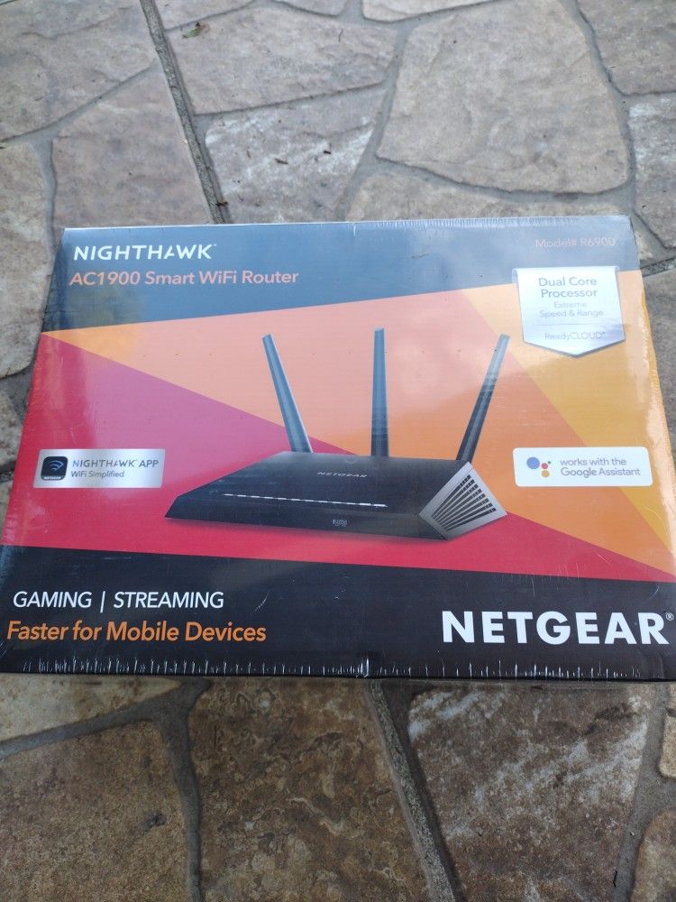 Netgear Nighthawk AC 1900 Dual Band Smart Wifi Gigabit Router (R6900 ...