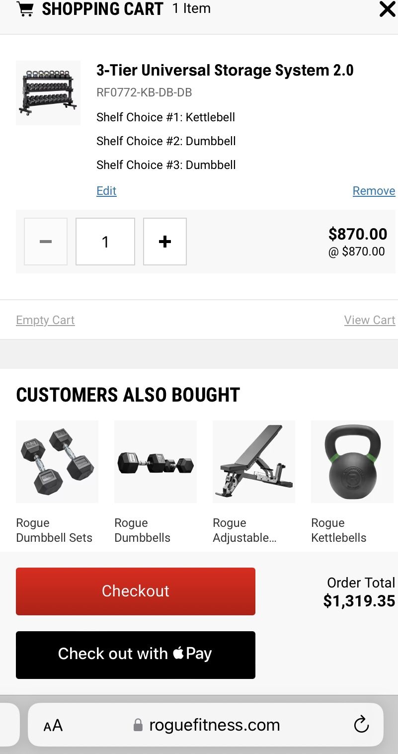 ROGUE UNIVERSAL STORAGE SYSTEM 2.0 for Sale in Kent, WA - OfferUp