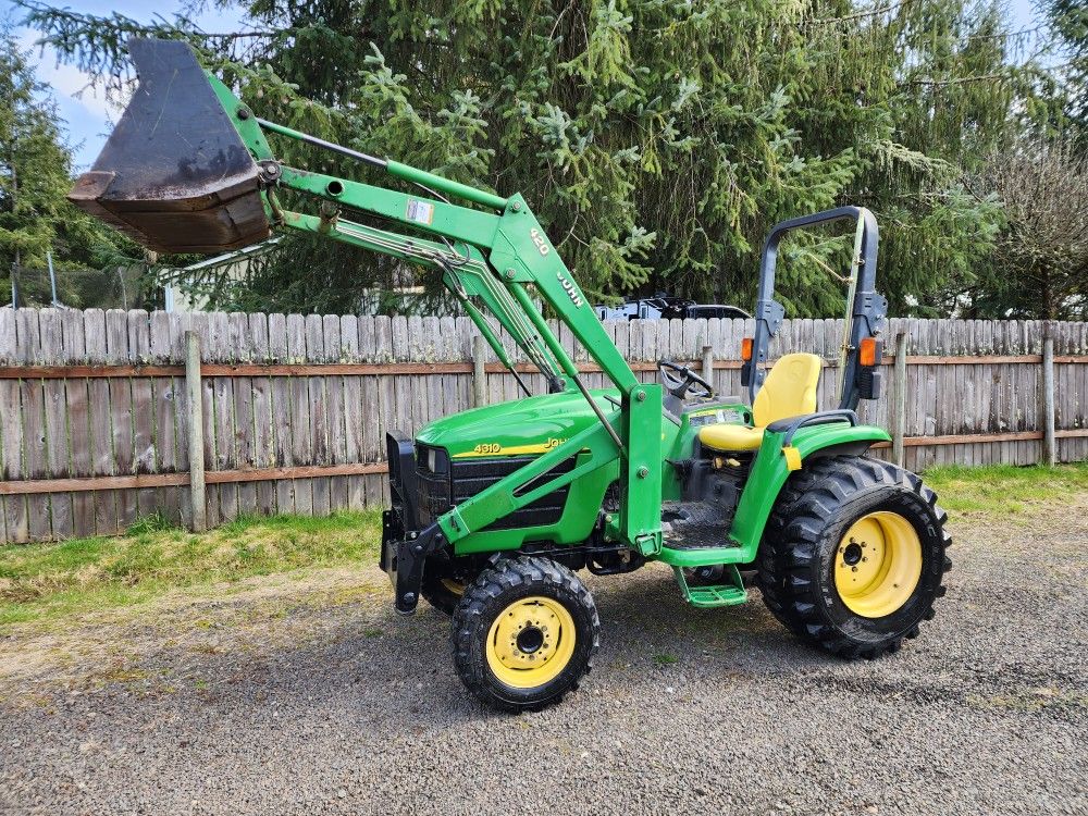 John Deere 4310 4WD Tractor with Loader+ for Sale in Toledo, WA - OfferUp