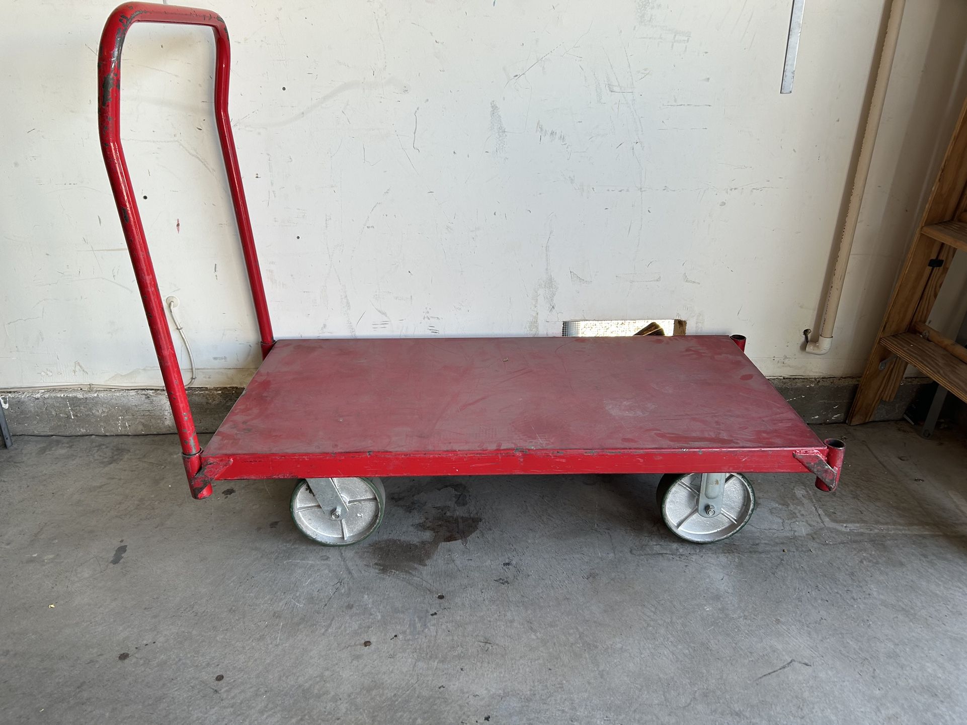 DAYTON RED FLAT CART PLATFORM TRUCK 24 x 48 $80..oo for Sale in Las ...