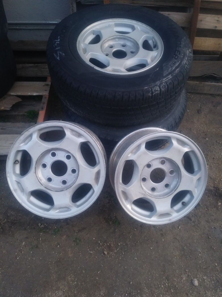 16" inch 6 lug GMC/Chevy truck wheels for Sale in San Bernardino, CA ...