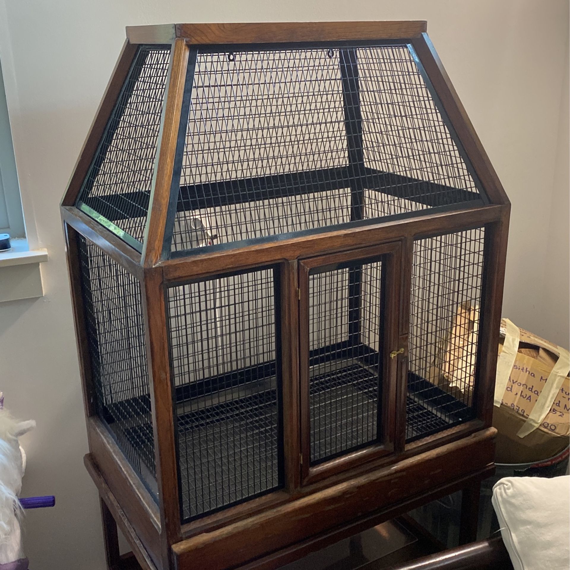 Move Out Sale: Rare, Custom Bird Cage With Wheels for Sale in Redmond ...