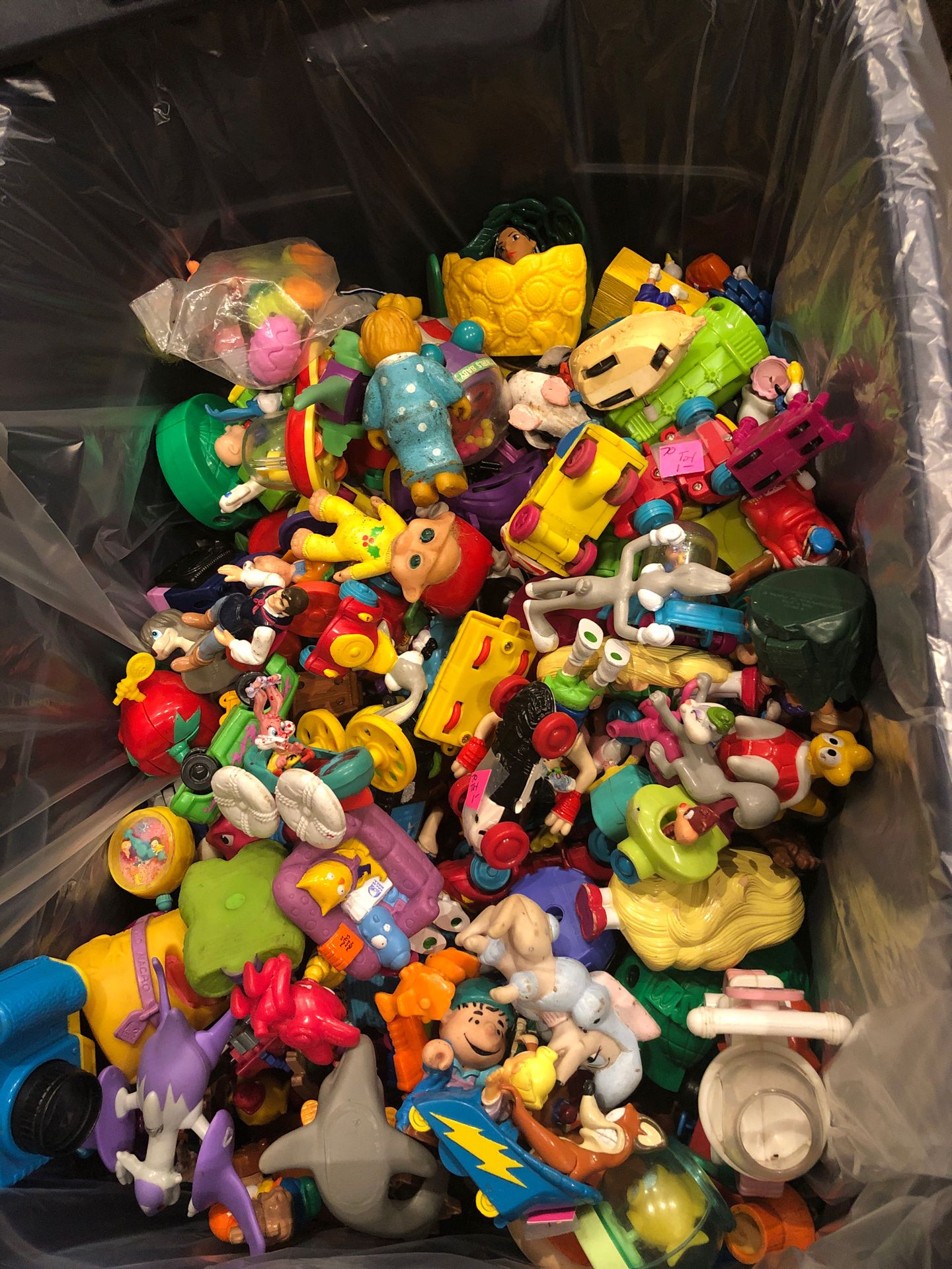 McDonald’s toys $50 unwrapped and 260 unwrapped a total of 310