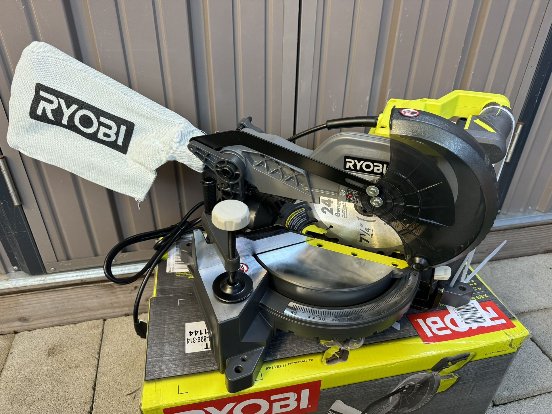 Ryobi Miter Saw 7 1/4” Compact And Lightweight Model TS1144 for Sale in ...