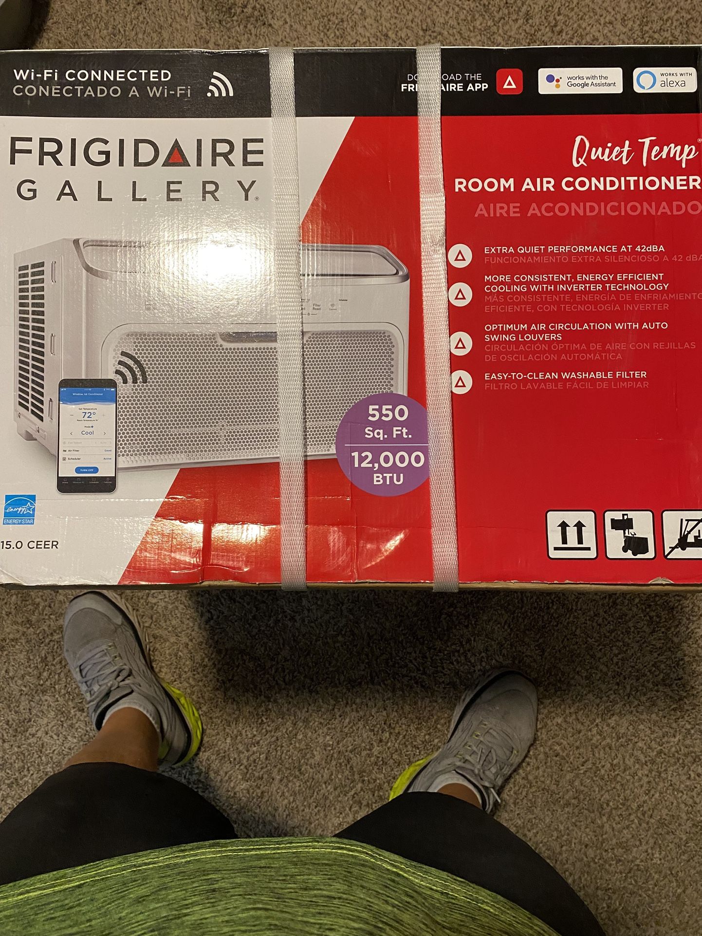 NEW IN BOX - 12,000btu Frigidaire Smart Inverter Air Conditioner for ...