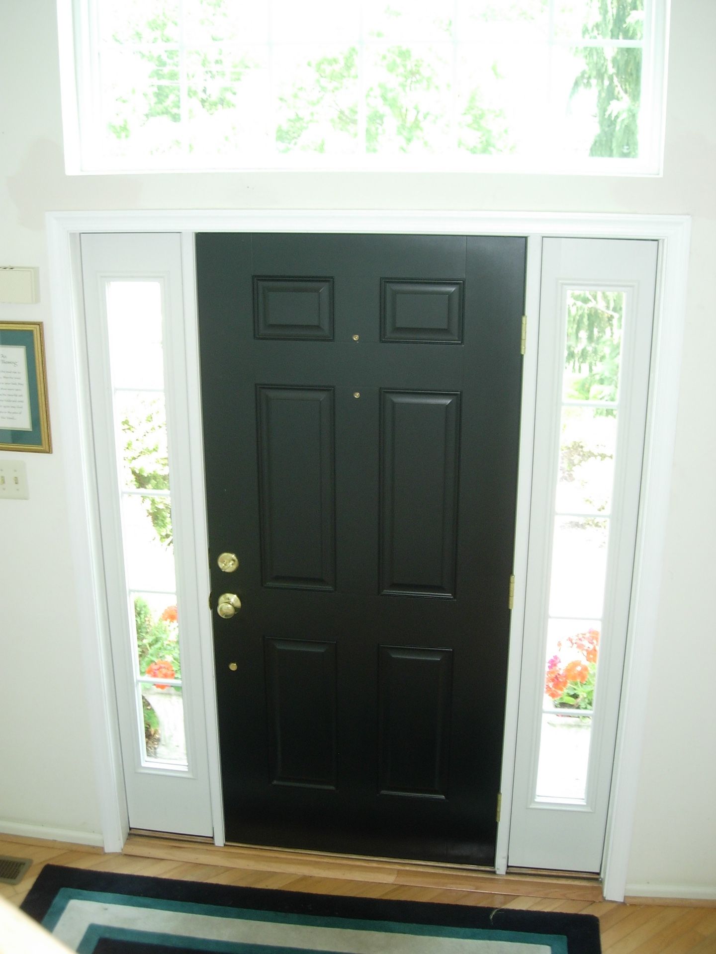 Pella Brand Inswing Entry Door w two Sidelights (2018) NIB PICK UP ONLY ...