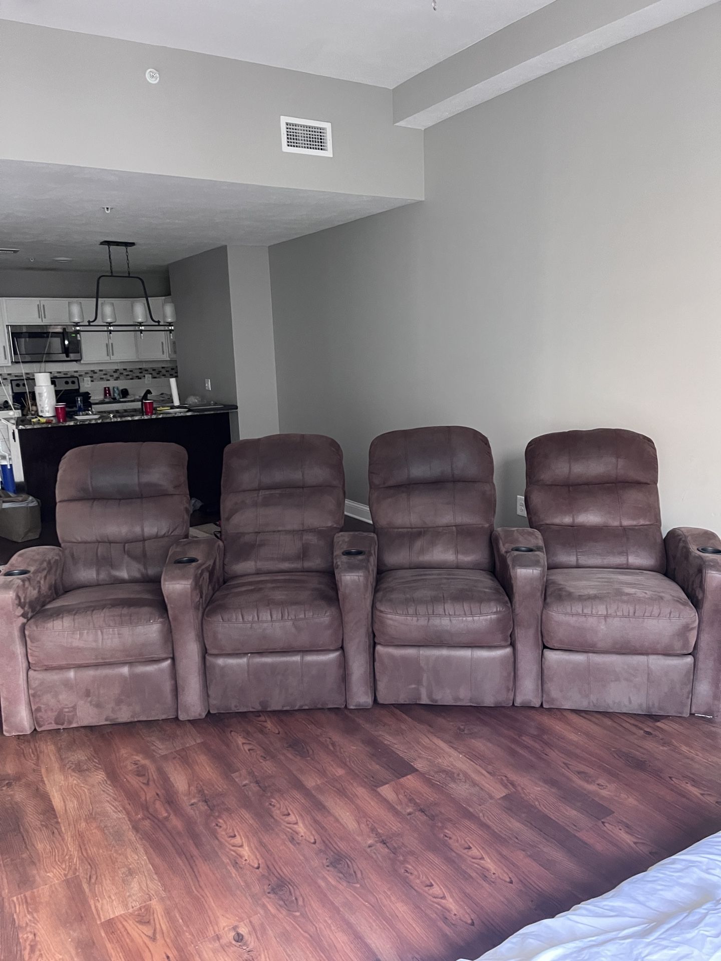 Gently Used, Greatly Loved Theatre Chairs (Set Of 4) for Sale in ...