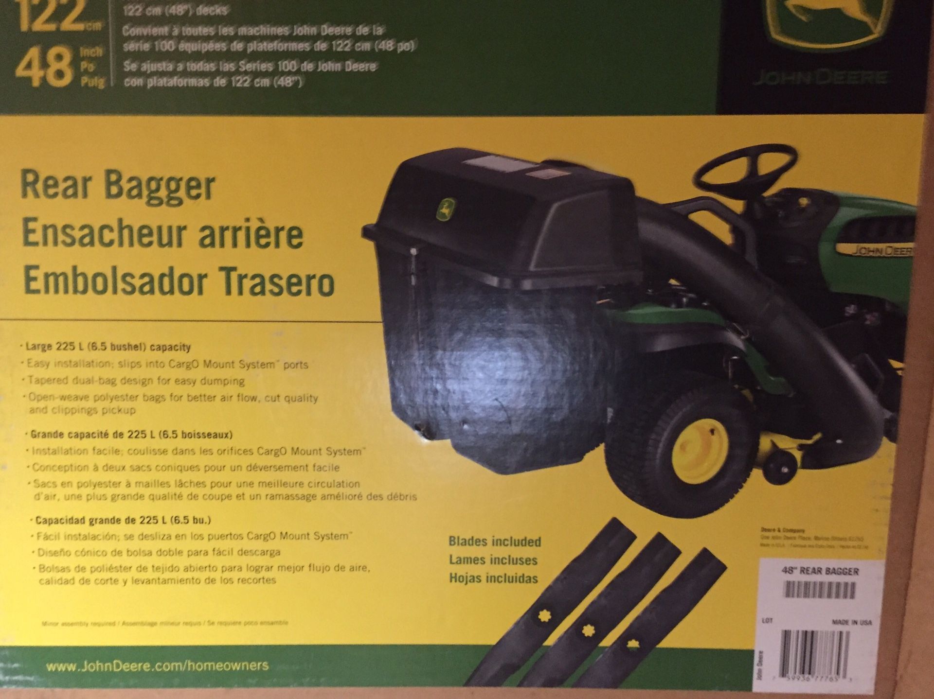 John Deere bagger attachment NEW $265 for Sale in Burlington, WA - OfferUp