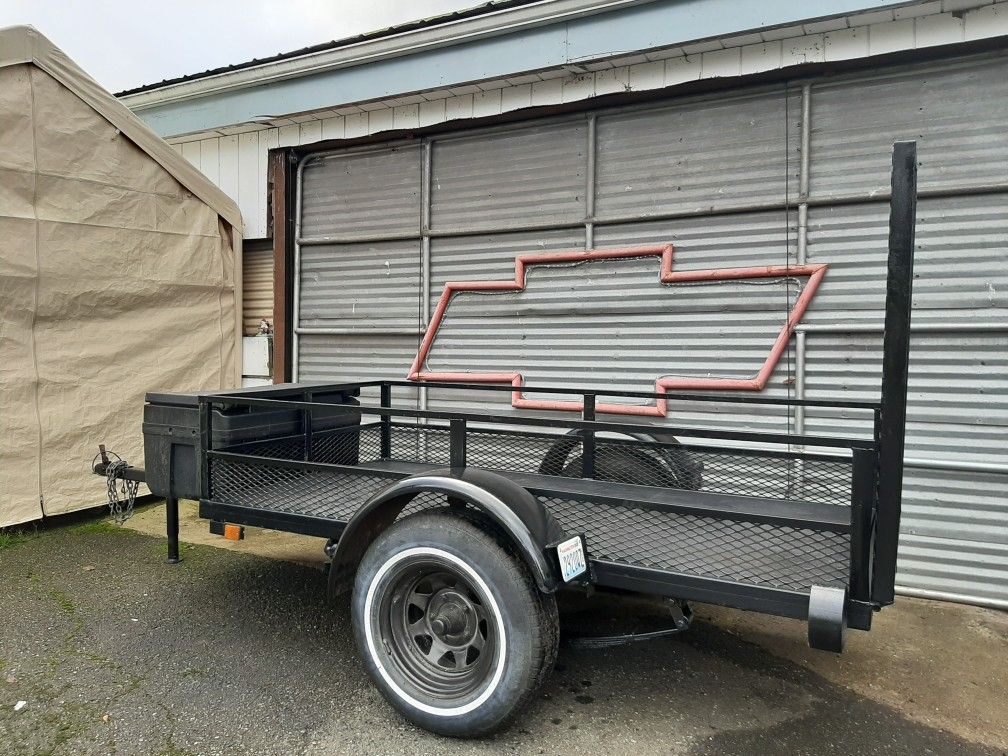 Upgraded 1991 HM Utility Private Use Trailer 4x8 w/Ramp for Sale in ...