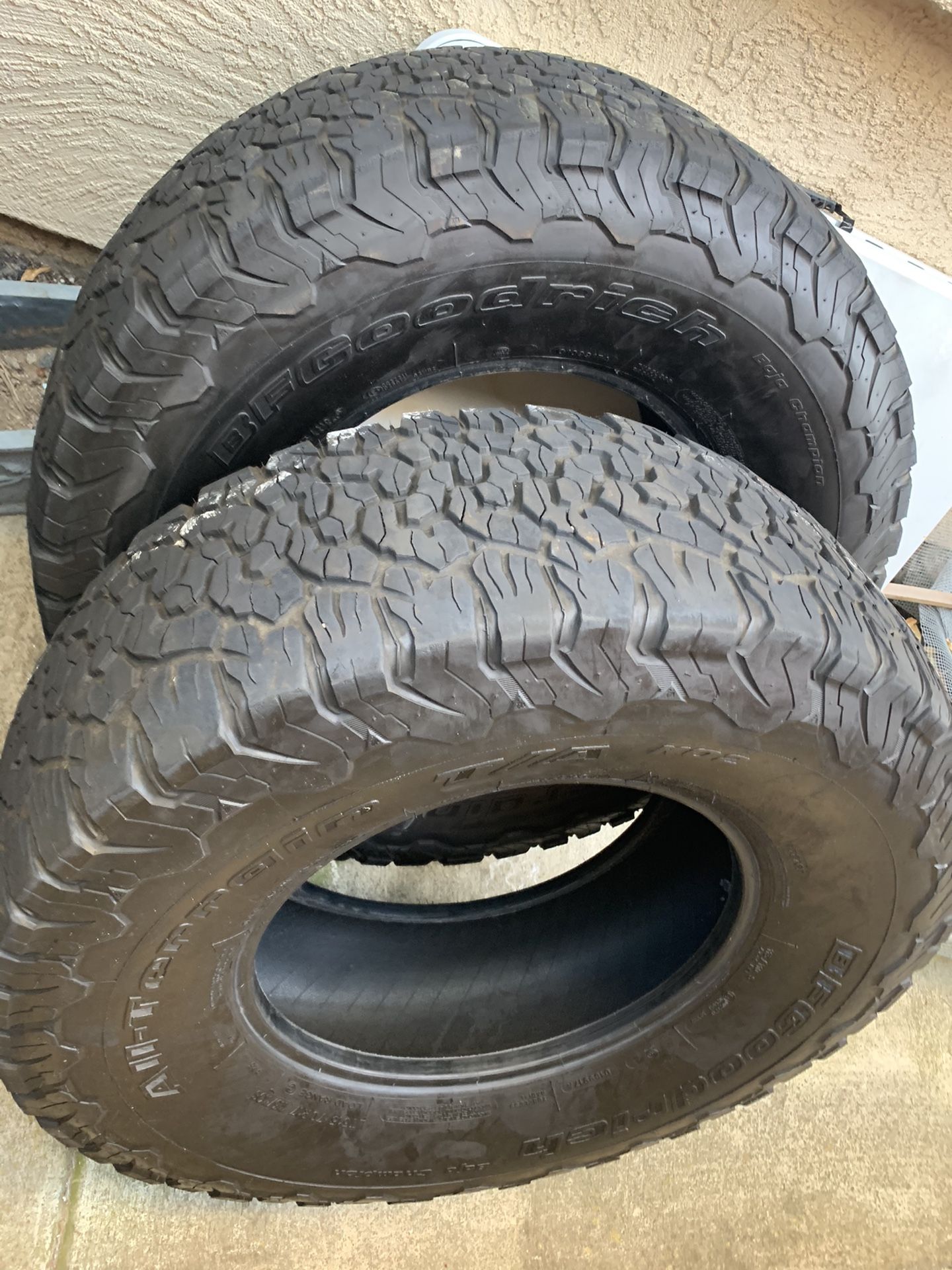 BFG K02 tread left 35” 2 tires All Terrain for Sale in Escondido, CA ...