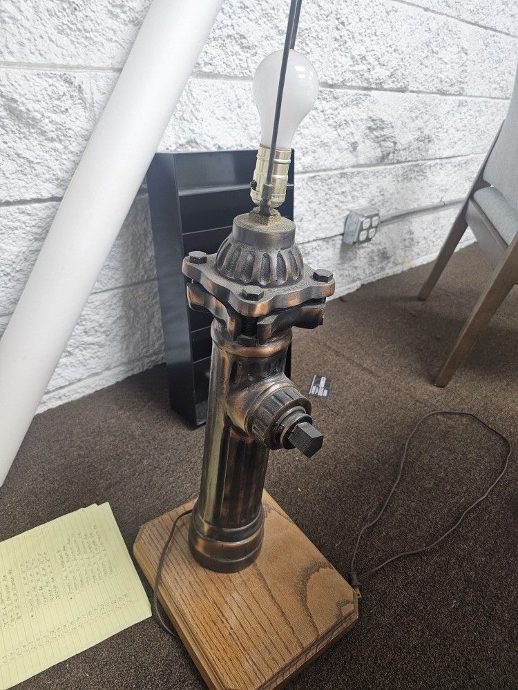 Fire Hydrant Brass Lamp for Sale in Compton, CA - OfferUp