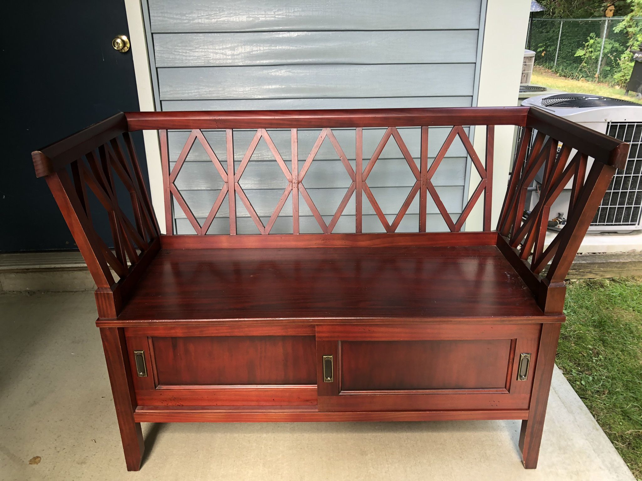 Red Entryway Furniture Benches With Storage