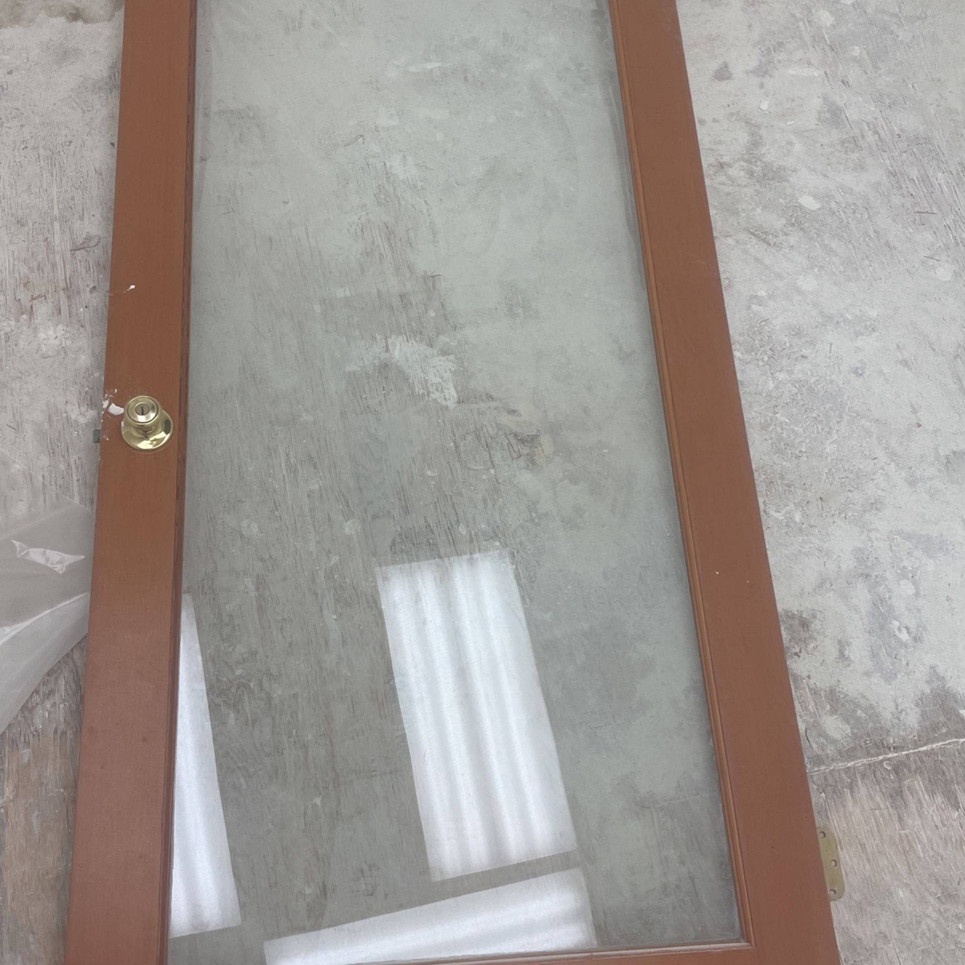 Custom Made Cherry Wood Glass Door for Sale in Stockton, CA - OfferUp