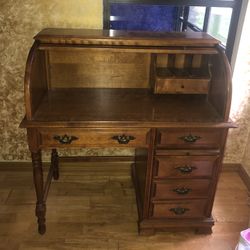 Vintage Ethan Allen Roll Top Desk for Sale in Orlando FL OfferUp
