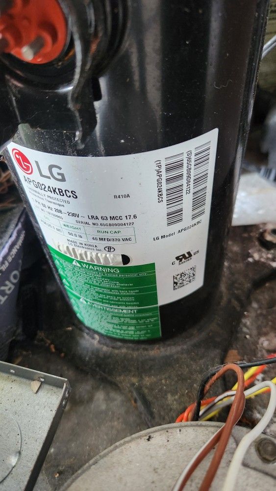 APG024KBCS. 2 TONS LG. COMPRESSOR for Sale in Pembroke Pines, FL - OfferUp