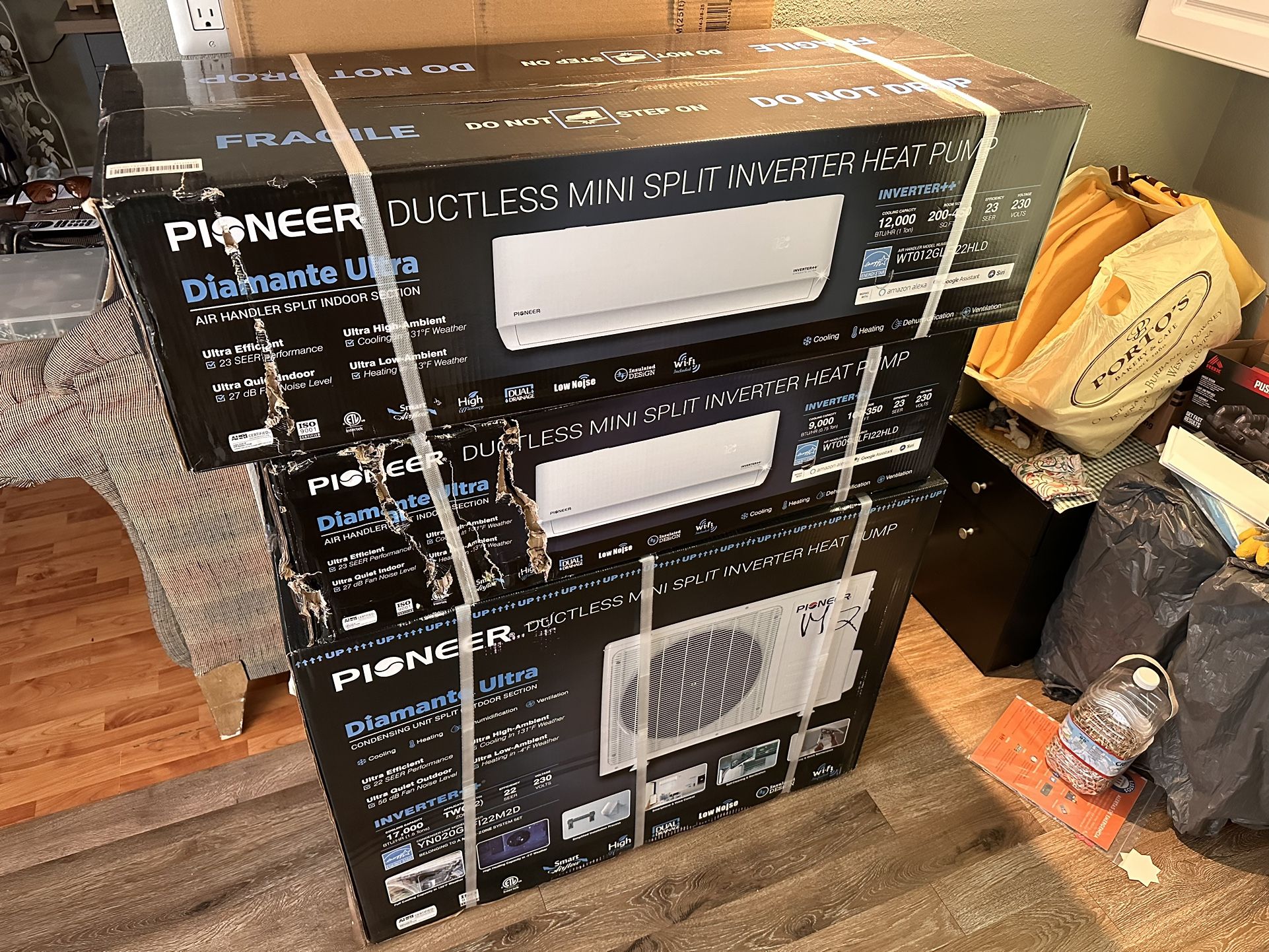 Pioneer Dual Zone Mini split 1.5 Ton for Sale in Riverside County, CA - OfferUp