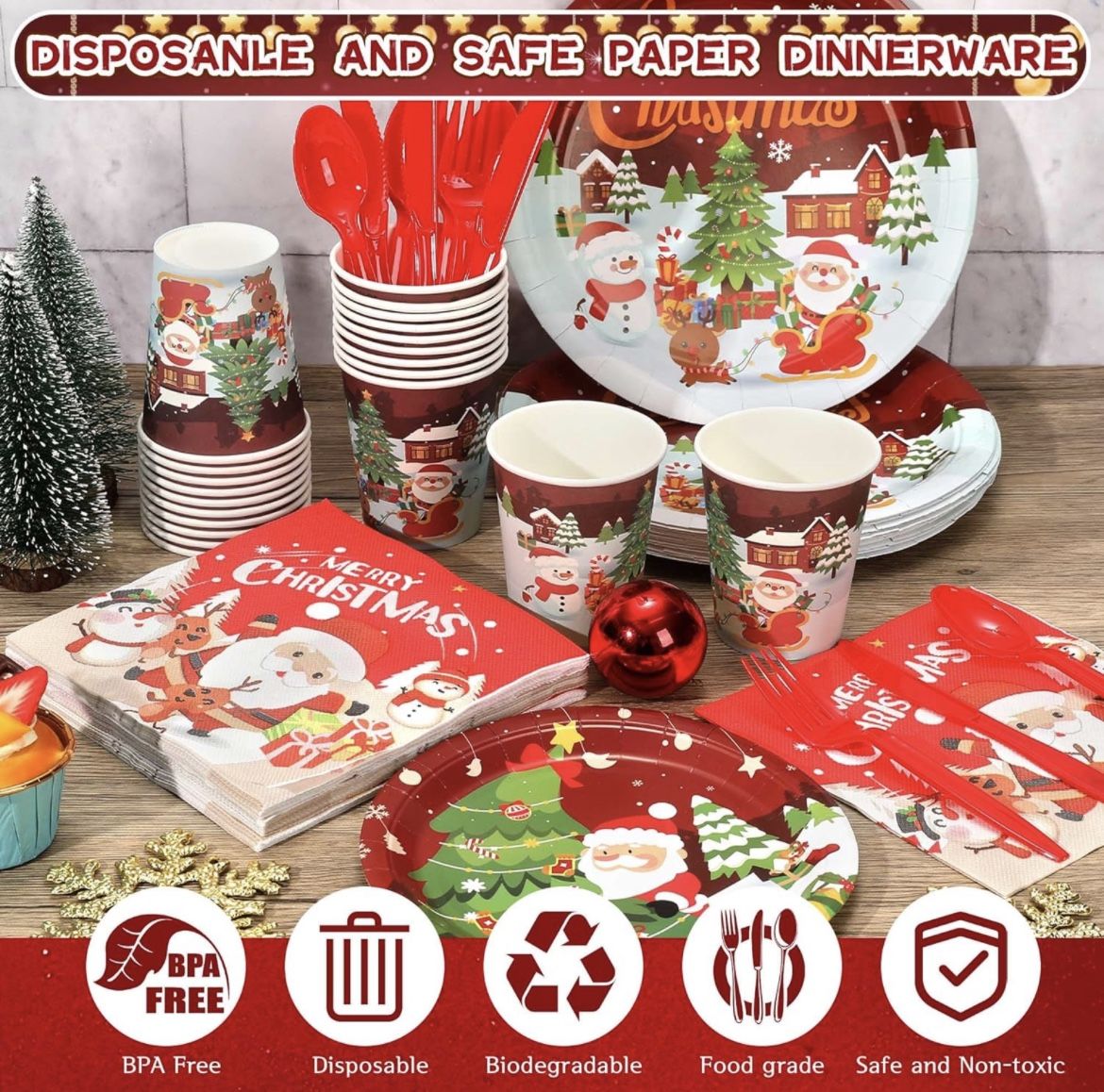 Christmas Party Supplies Set for Sale in Bronx, NY - OfferUp