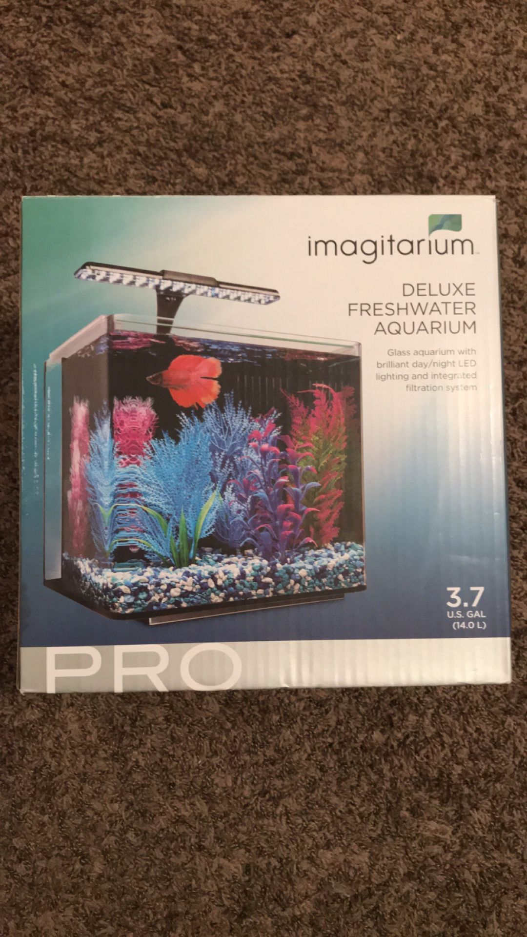 Imagitarium 3.7 Gal Aquarium Fish Tank for Sale in Las Vegas, NV - OfferUp