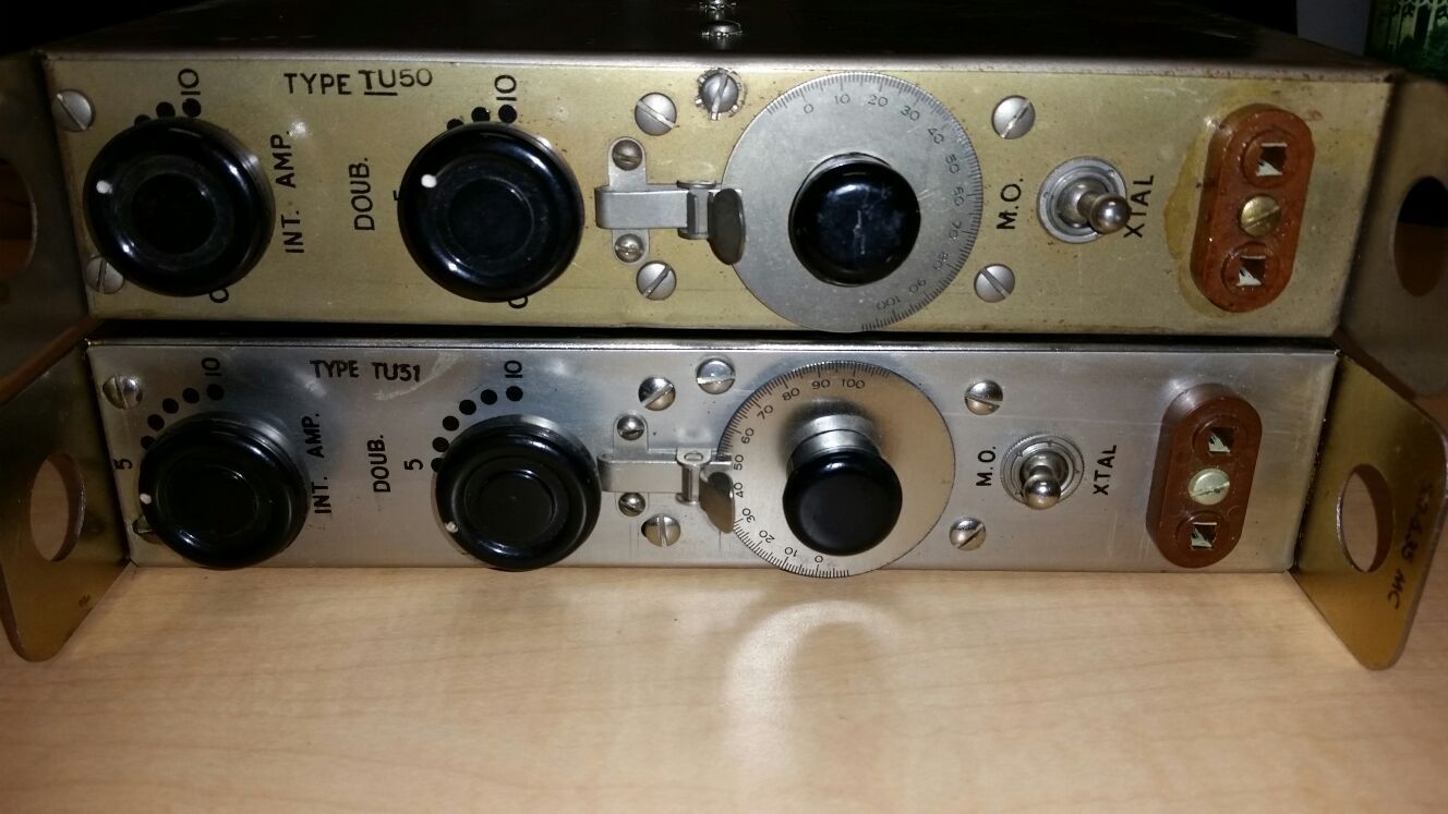 Hallicrafters TU-50 and TU-51 tuning unit HT-4 BC-610 Ham CB radio for ...