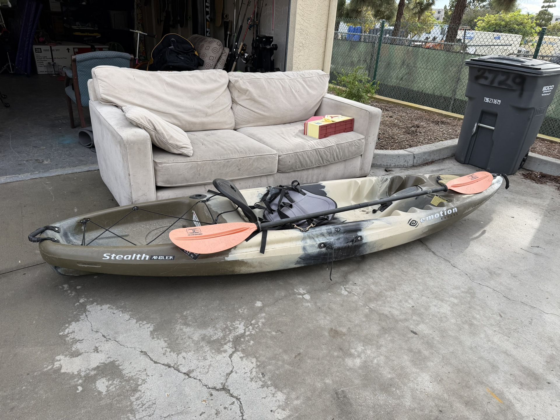 Emotion Stealth Angler Kayak for Sale in San Diego, CA - OfferUp