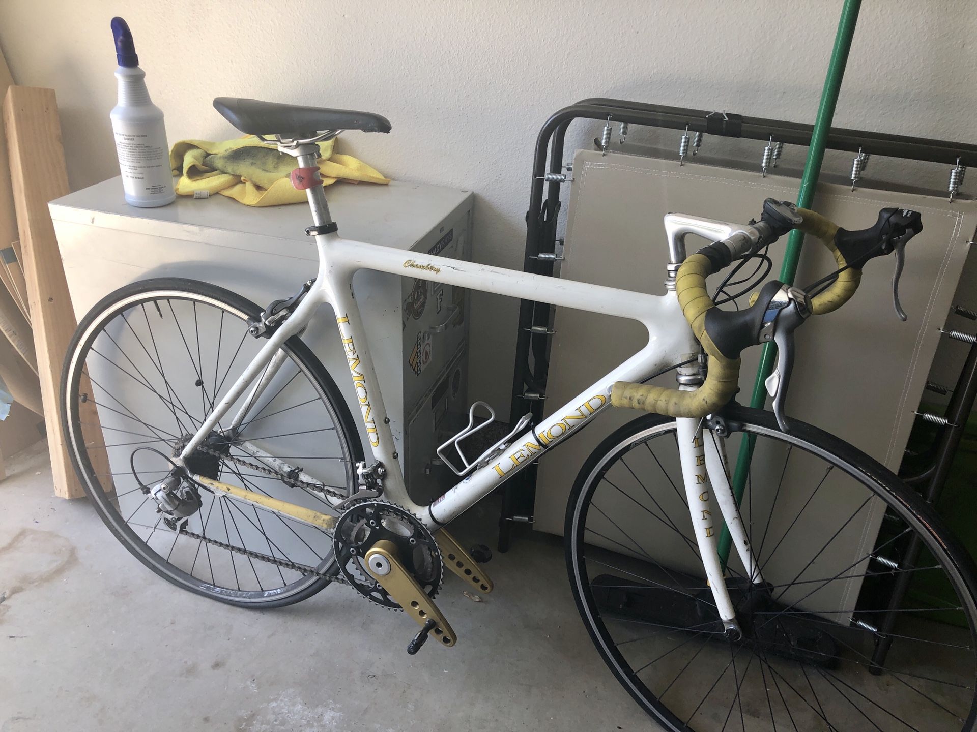 Lemond Carbon Fiber road bike! With Powercranks, Speedplay zero pedals ...