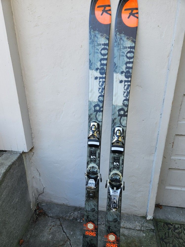 Rossignol S86 Skis 178cm, 86mm Wide, Look Pivot 14 Bindings. for Sale ...