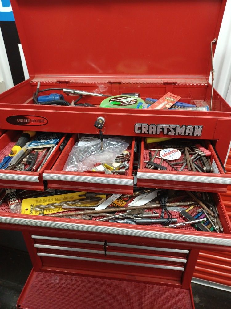 Complete Craftsman 3 Tier Tool Box FULL OF TOOLS!! for Sale in Moreno ...