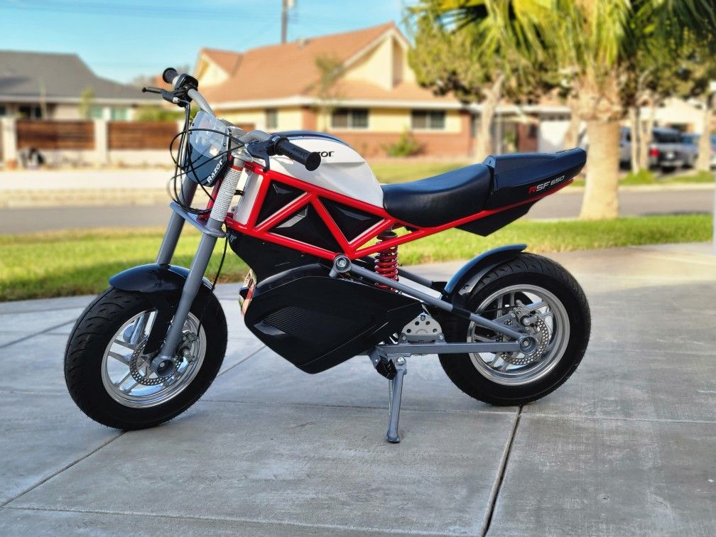 Like New Modified Razor 48v RSF650 Street Bike Lithium Battery 26mph ...