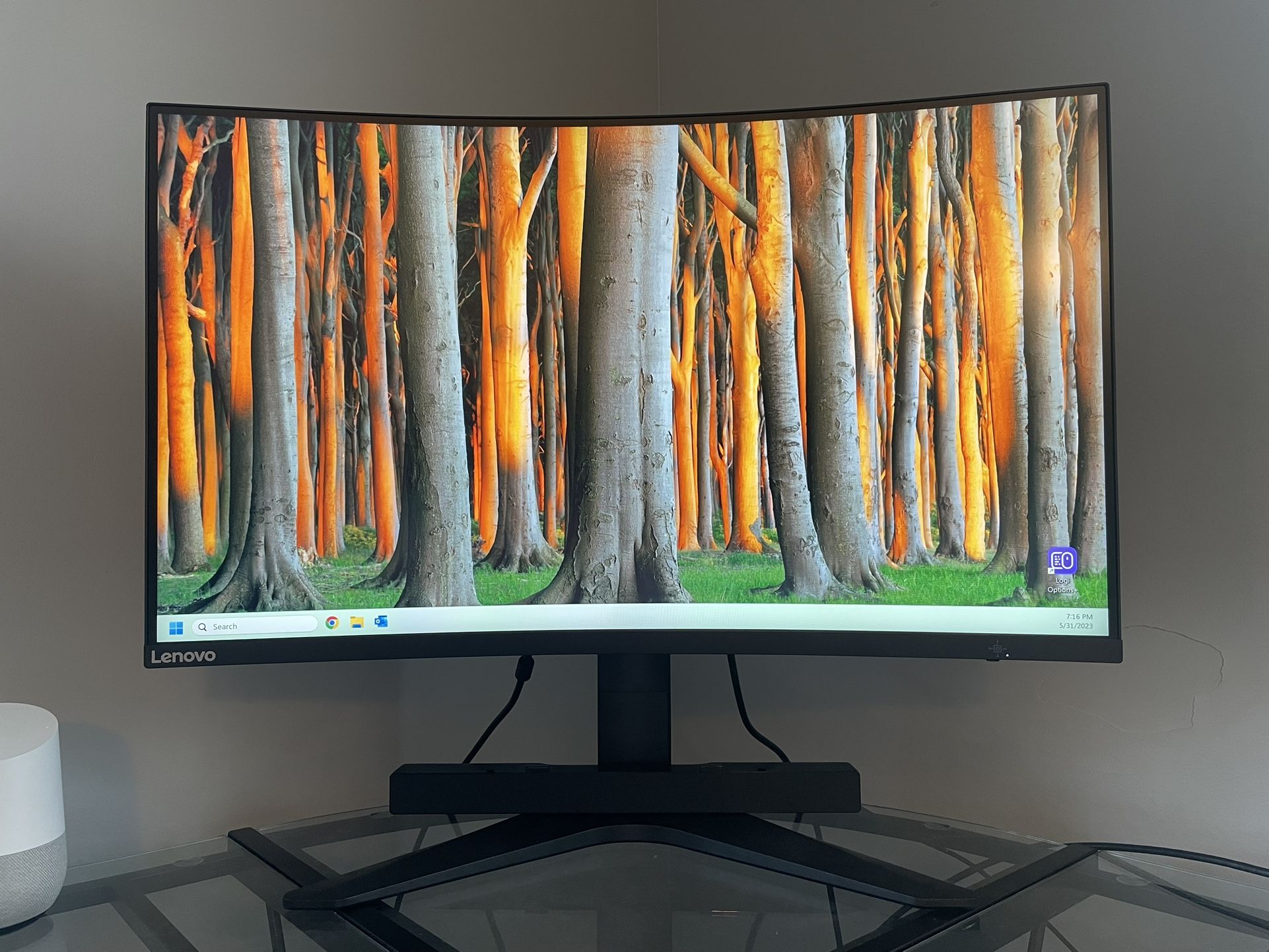Lenovo 31.5 inch Curved Gaming Monitor - G32qc-10 for Sale in Des ...