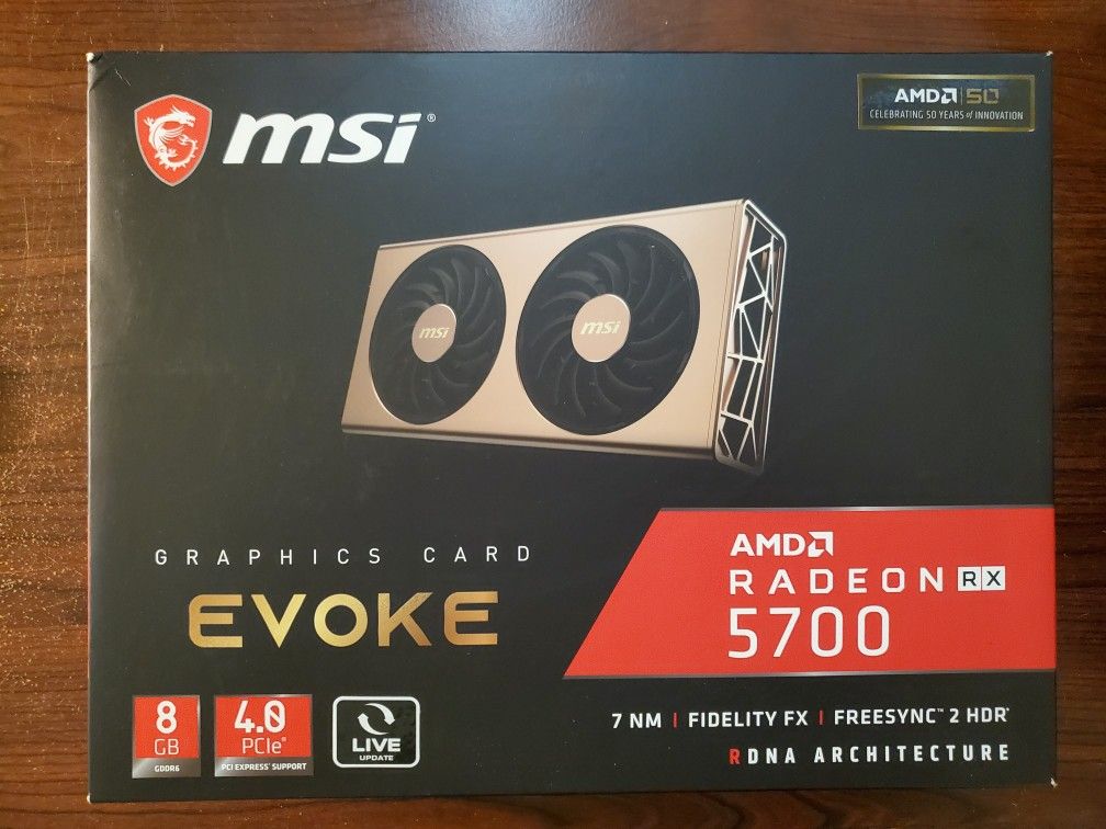 PARTS ONLY - MSI Evoke AMD Radeon 5700 for Sale in Heathrow, FL - OfferUp