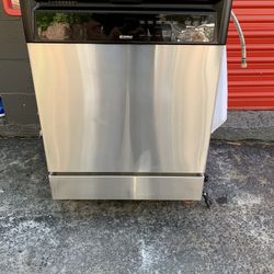 GE UnderSink Install 24 Inch Dishwasher In Stainless Steel